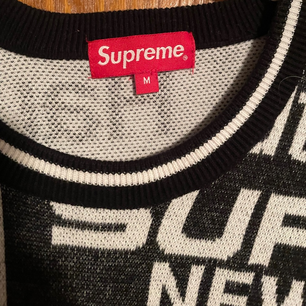 Black Supreme Sweater - Gem